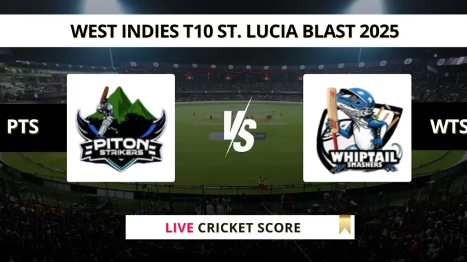 PTS vs WTS Live Score, Scorecard, Ball by Ball Update | West Indies T10 ...