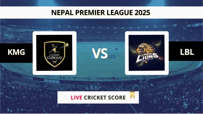 KMG vs LBL Live Score: Scorecard, Eliminator, NPL 2025