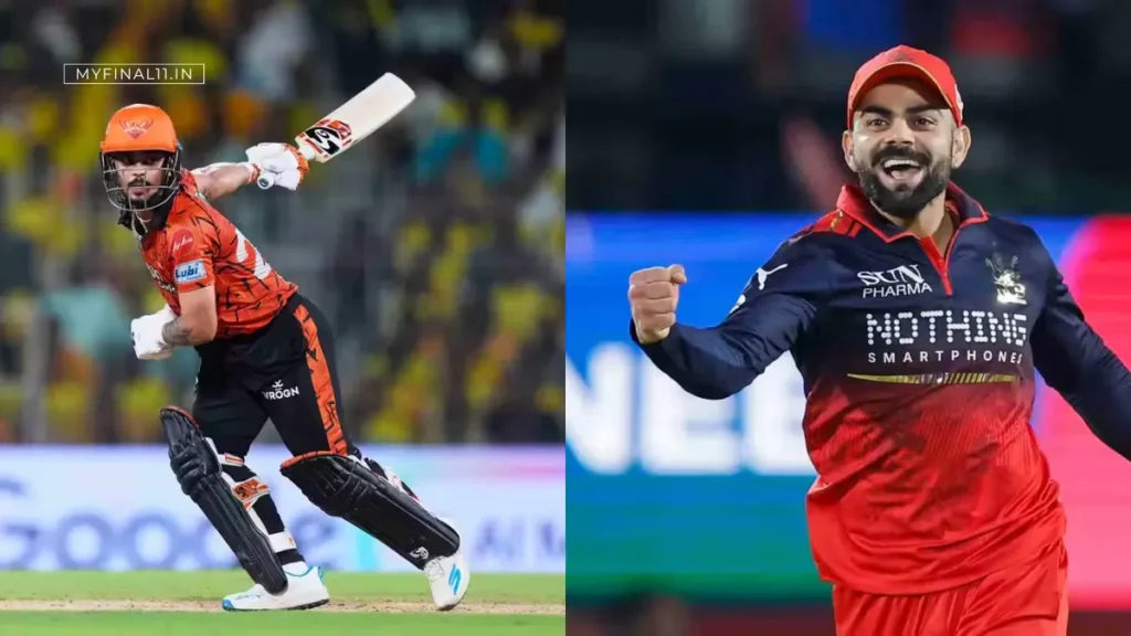 SRH vs RCB Dream11 Prediction, Pitch Report & Stats, IPL 2026
